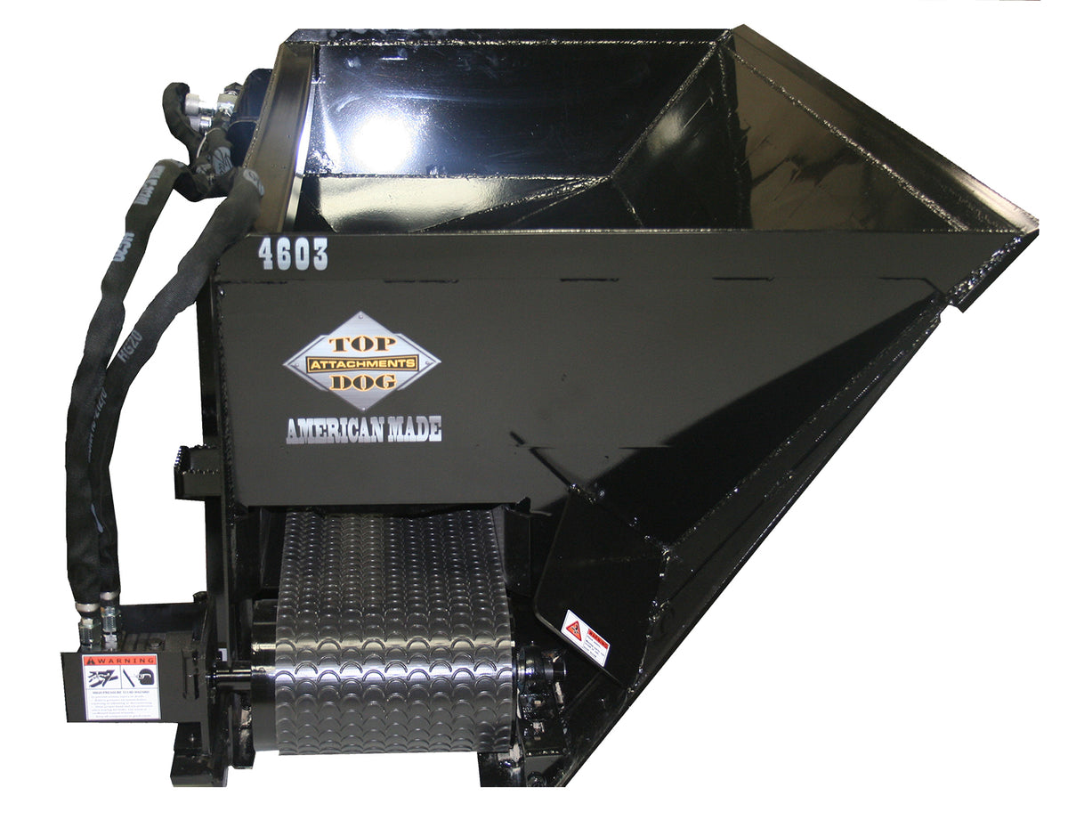 Side Flow Bucket - Heavy Material — Top Dog Attachments