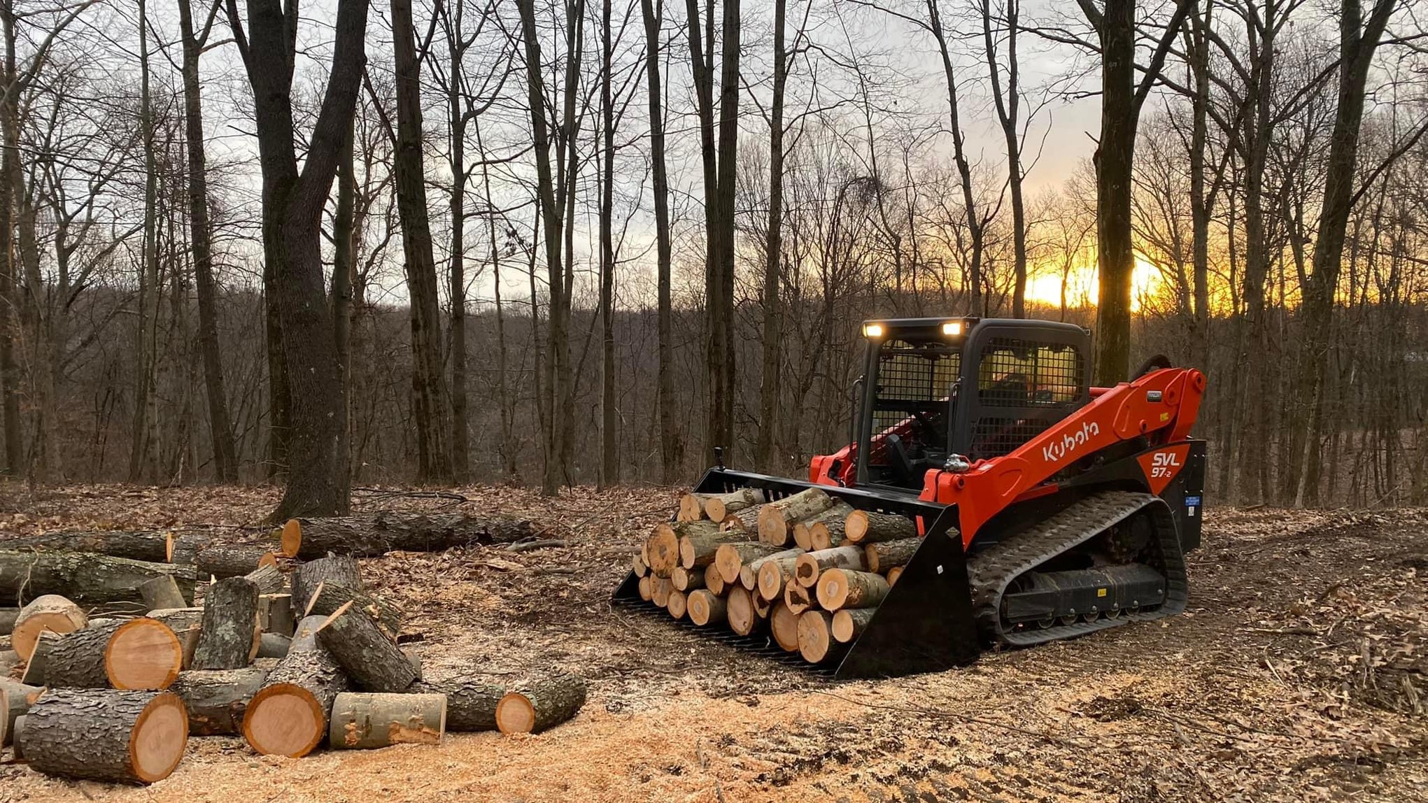 Skid Steer XL Firewood Bucket — Top Dog Attachments