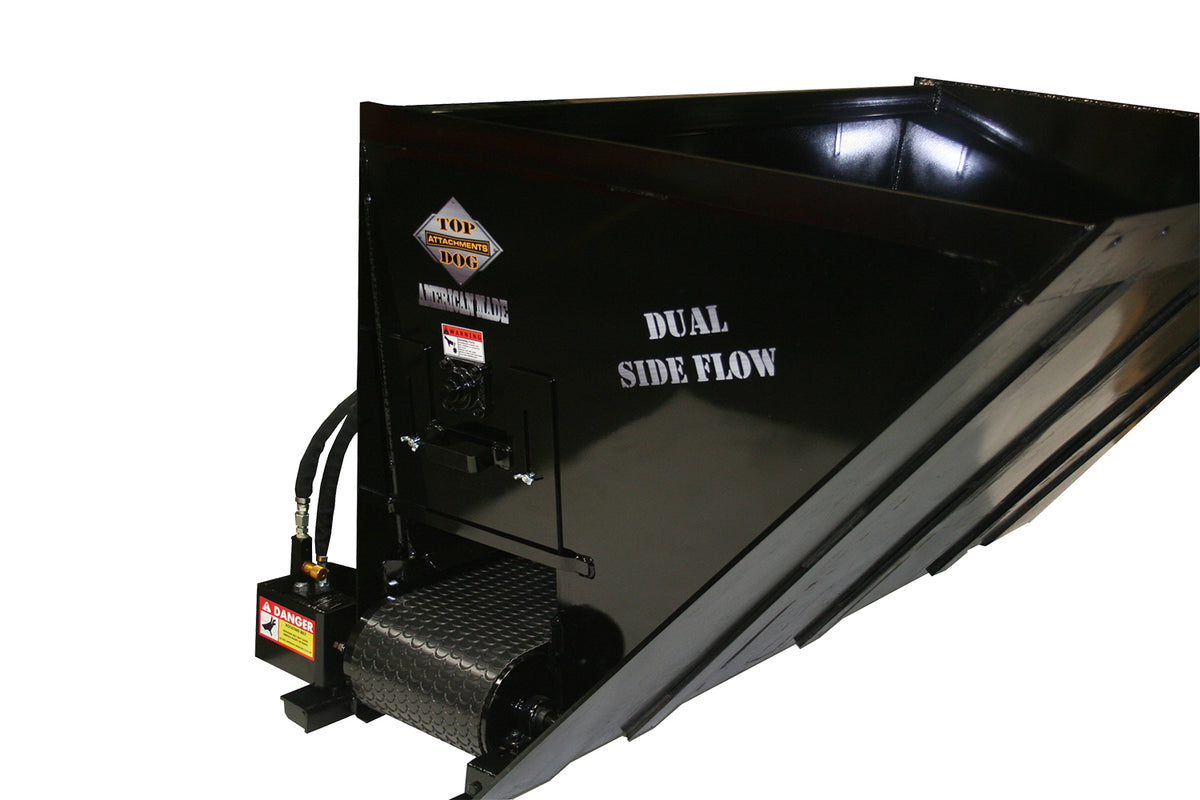Side Flow Bucket - Light Material — Top Dog Attachments
